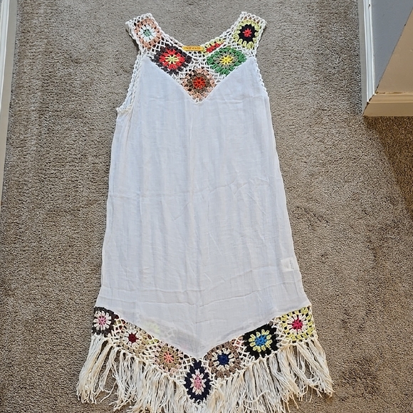 NEGS | Swim | Negs White Knit Beach Cover Up Dress | Poshmark